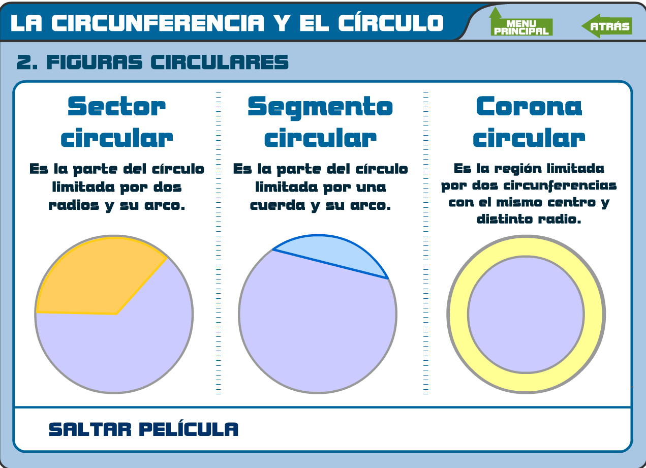 La circunferencia y el círculo | Figuras planas