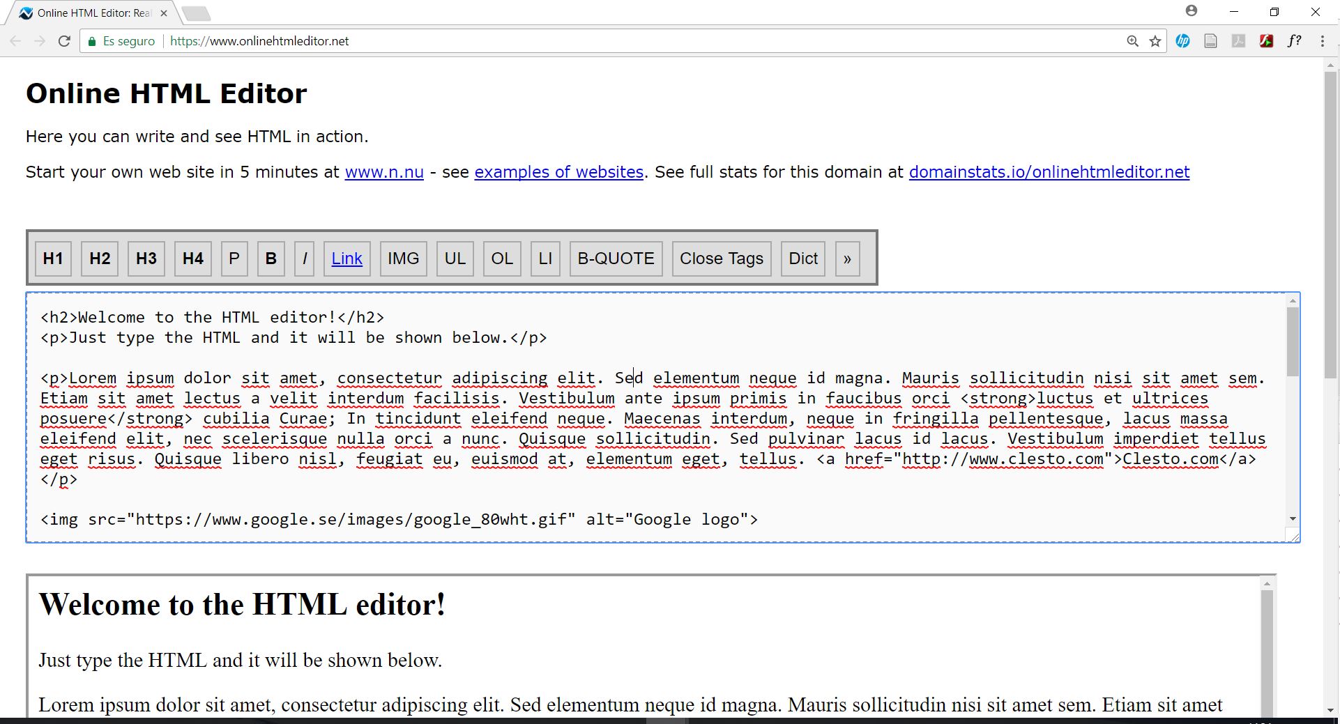 5.4.3.- Editores HTML